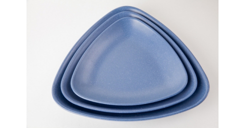 TRIANGLE PLATE DTG 07N, DTG 08N, DTG 09N BLUE MATTE