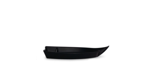 BOAT SHAPED PLATE DTH 18 BLACK