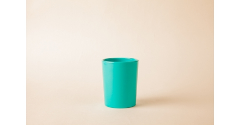 GLASS LY 05 TURQUOISE SQUARE