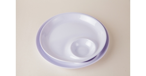 PLATE DTC 117, DTC 118 WHITE